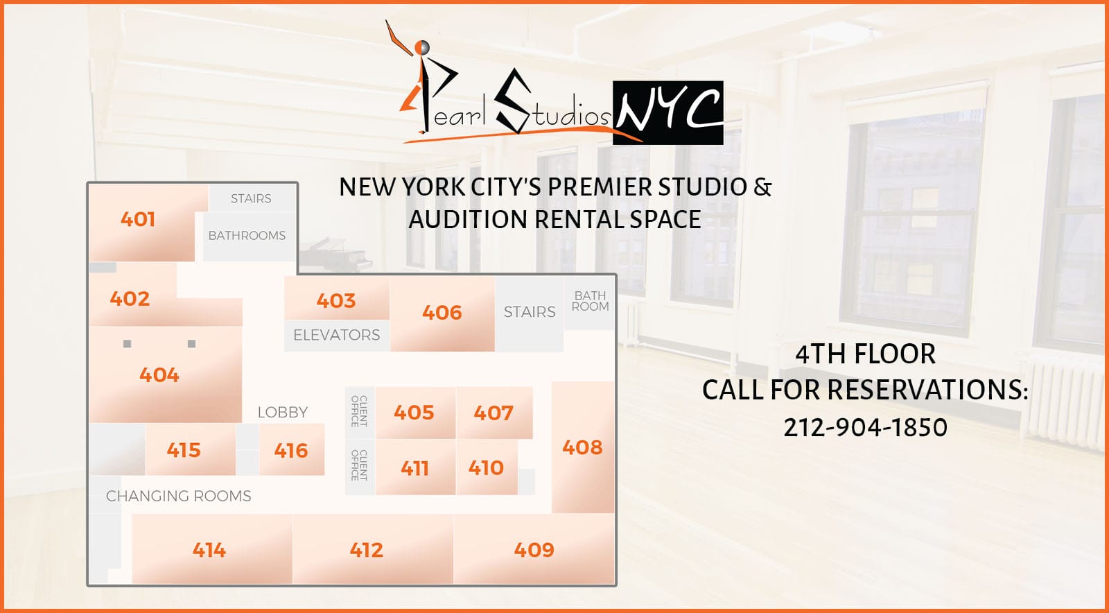 Rent Rehearsal Space in Manhattan - Pearl Studios NYC
